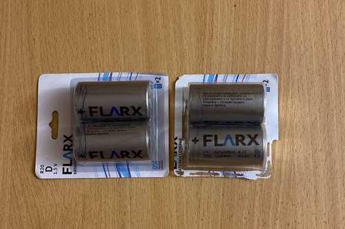 Батарейки солевые Flarx r 20 тип D 1.5 V