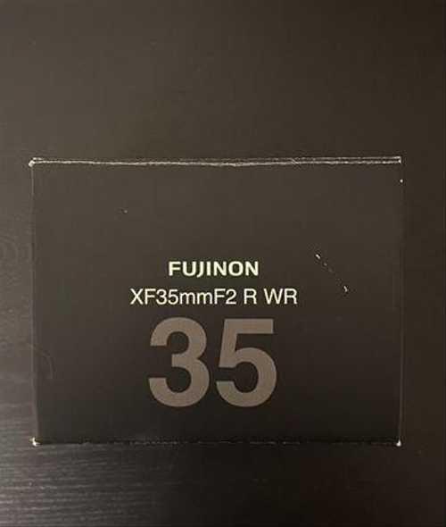 Объектив fujifilm xf35mm f2 r wr