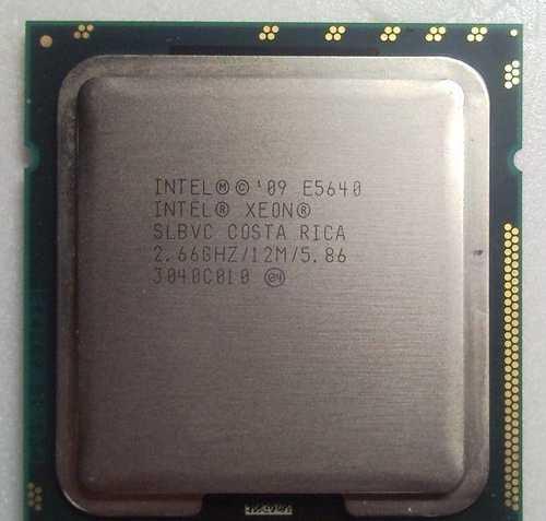 Xeon E5640 2.66GHz socket 1366 аналог Сore i7 9xx