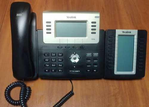 SIP Телефон Yealink T27G с приставкой EXP20