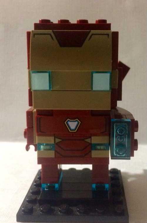 Lego brick heads железный человек