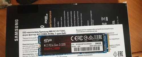 Накопитель SSD M.2 Silicon Power P34A80 256 гб