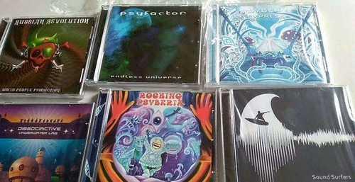 Russian psytrance. Фирм.CD (Made in UK, Italy, DE)