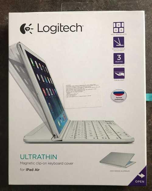 Клавиатура для iPad Logitech Ultrathin Cover