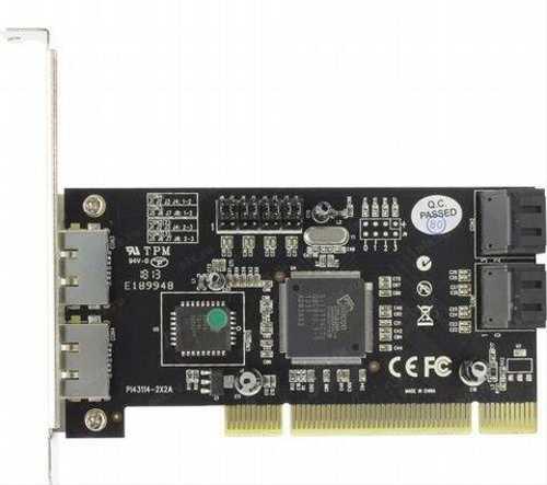 Контроллер ST-Lab A-224 PCI to 4sata