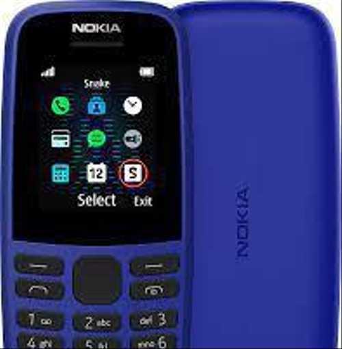 Nokia 105 2019 (TA-1203) синий