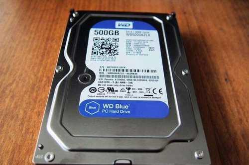 Продам жёсткий диск WD blue 500GB SATA