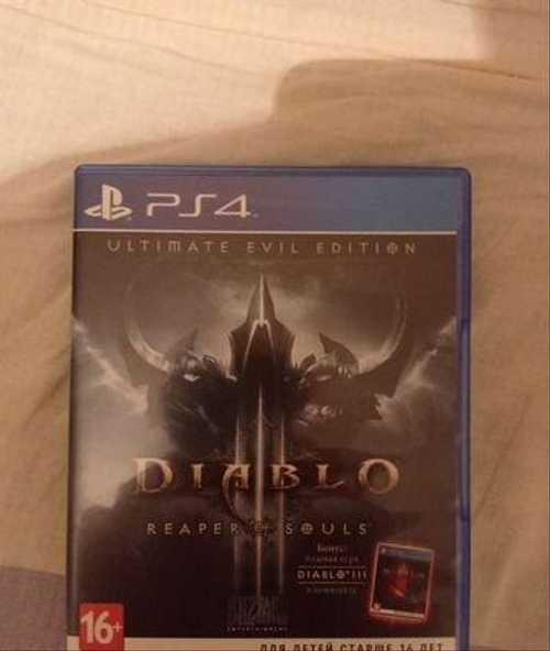 Diablo 3 Reaper of Souls - диск PS4