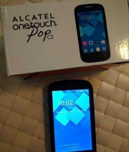 Телефон Alcatel двухсимочный