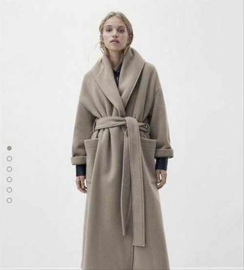 Шерстяное пальто Massimo Dutti новое XS, S