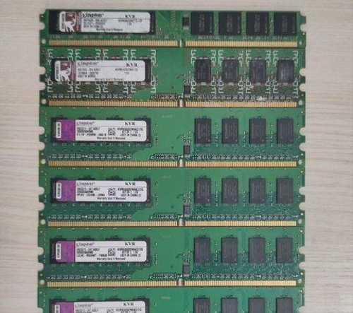 Память для настольных пк Kingston DDR2 800 мгц 1GB