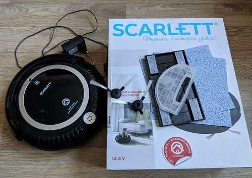 Робот пылесос scarlet sc-vc80r10