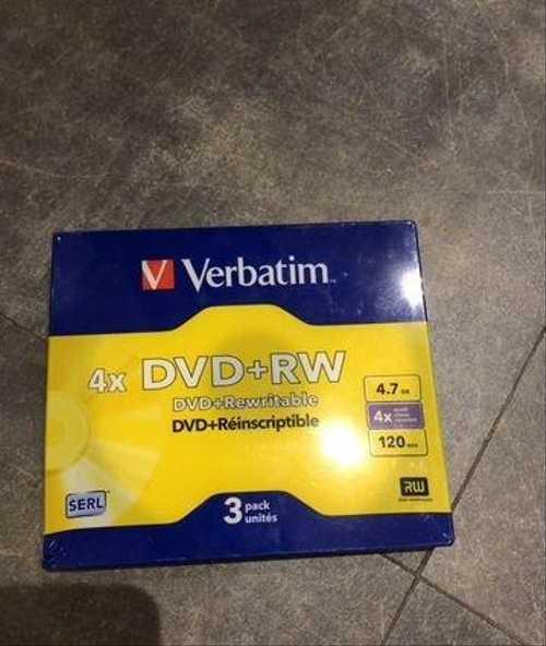 Verbatim 4x DVD+RW 3pack