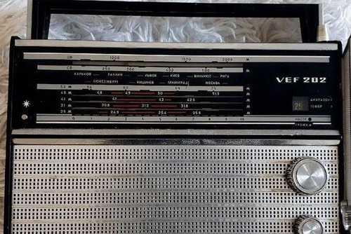Транзисторный радиоприемник "Вэф 202 (Vef-202)"