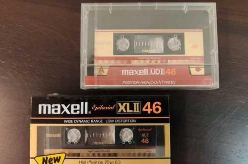 Аудиокассеты Maxell ud ii 46, Maxell xlii 46, TDK