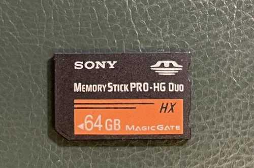 Карта памяти sony Memory Stick PRO Duo 64 GB