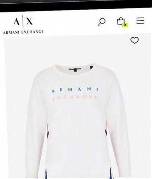 Пуловер Armani Exchange новый S