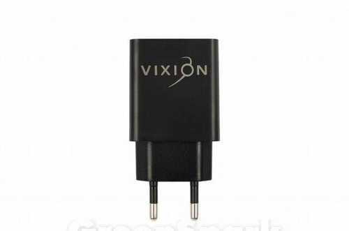 Сзу vixion L7m 2-USB/2.1A + micro USB кабель 1м ч