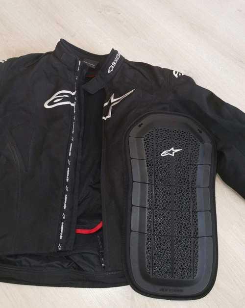 Мотокуртка (XL), мотобрюки (L). Alpinestars