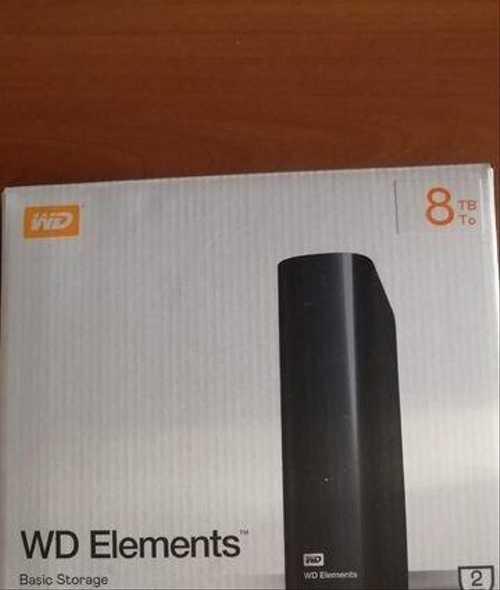 Переносной жёсткий диск WD Elements 8 TB