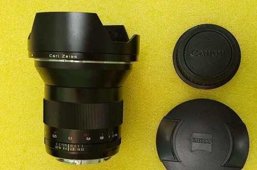 Carl Zeiss Distagon 21mm 2.8 ZE бленда, Canon EF