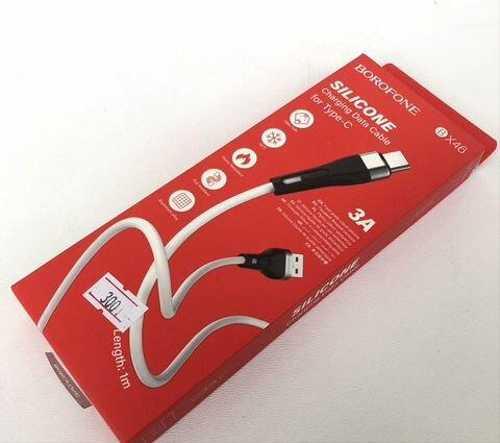 Силиконовый кабель USB - Tape-C