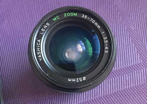 Объектив Yashica lens MC zoom 35-70 f3,5-4,5