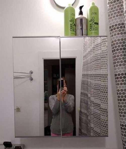 Зеркальный шкаф в ванную IKEA б/у