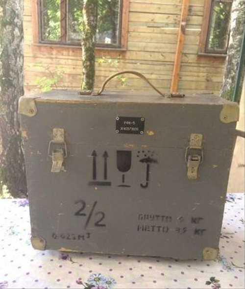 Винтажный ящик-сундук, стиль лофт, СССР