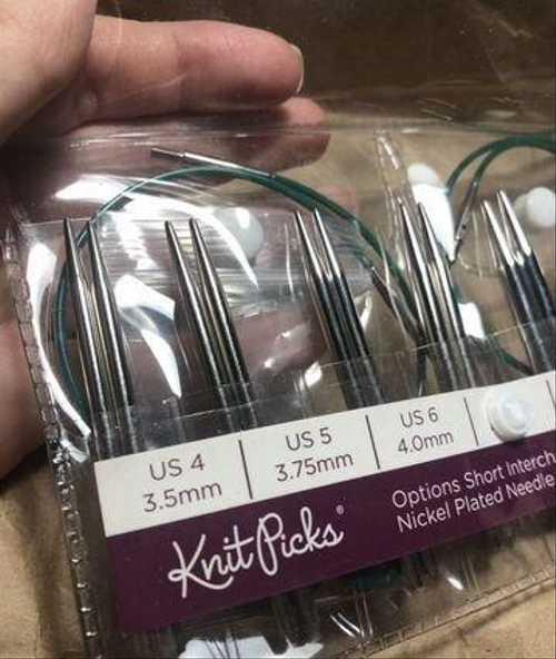 Набор спиц Knit Picks разъемных укороченных