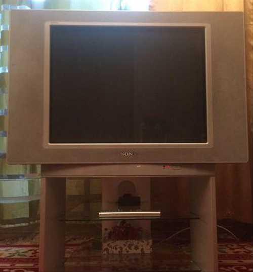 Sony trinitron с тумбой