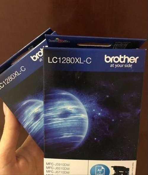 Картридж для струйного принтера Brother LC1280XL-C