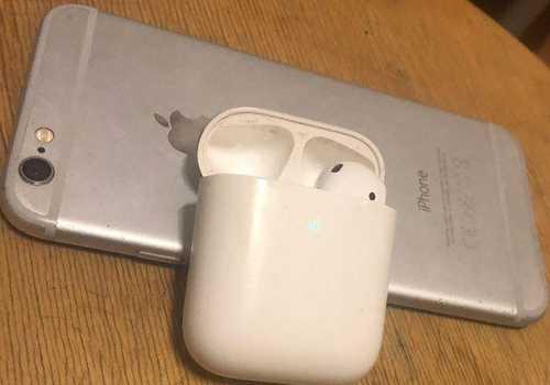 Айфон 6 и airpods2