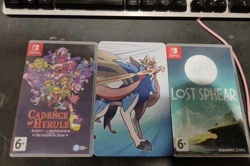 Pokemon sword steelbook, lost Sphear, necrodancer