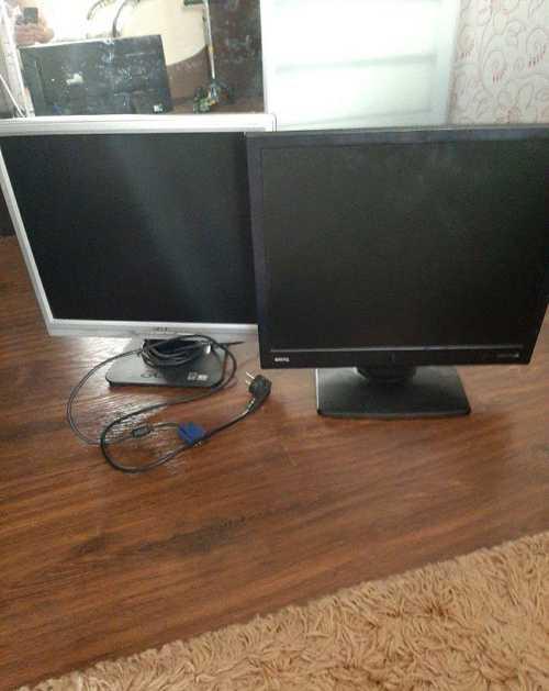 19" ЖК мониторы BenQ и Acer с D-Sub, DVI