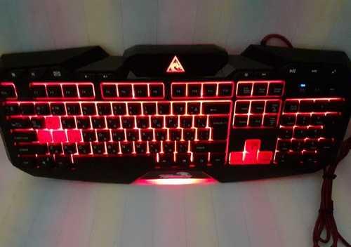 Игровая клавиатура новая с подсветкой