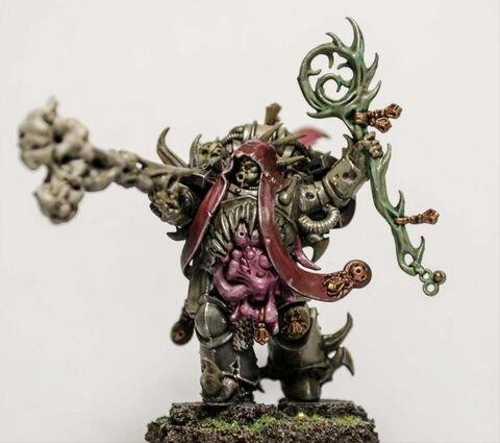 Plaguecaster. Death guard. Warhammer 40k chaos