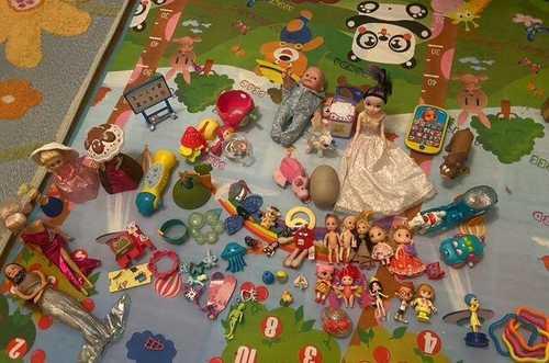 Куклы Барби, пироженки, игры пакетом для девочки