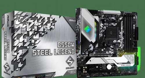 Материнская плата asrock B550 steel legend