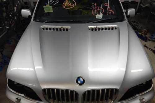 Капот BMW X5 E53 серебро
