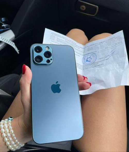 iPhone 12 Pro Max, 256gb, Pacifik Blue, рст