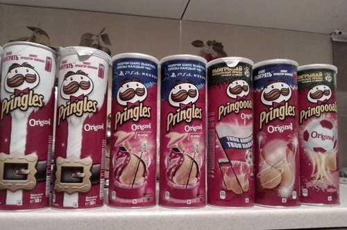 Коробки из-под чипсов Pringles