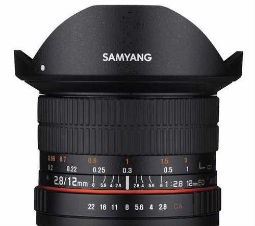 Объектив Samyang MF 12mm f/2.8 ED AS NCS Fish-eye