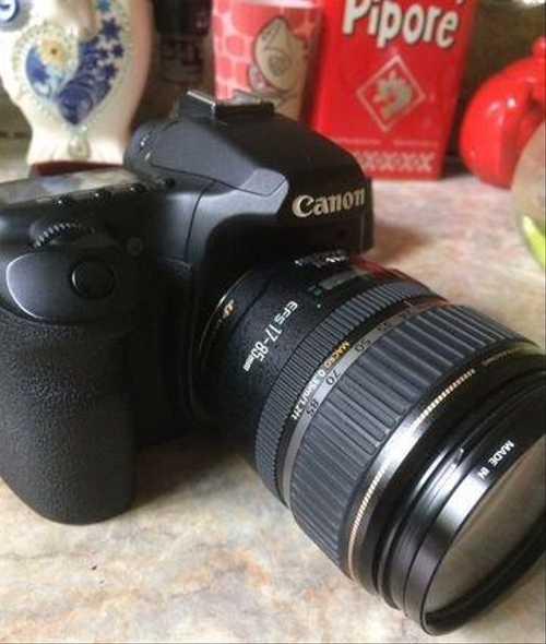 Canon 40D + Canon 17-85 4-5,6