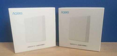 Выключатель Aqara D1 Xiaomi беспроводной ZigBee