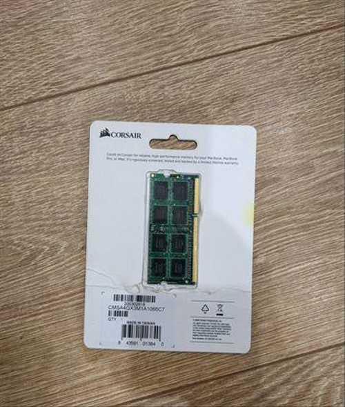 Модуль памяти Corsair cmsa4GX3M1A1066C7 DDR3 - 4гб