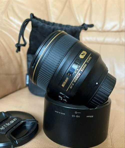 Объектив Nikon AF-S 85mm f/1.4G N