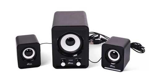 Акустика Ritmix SP-2120 black, 5+2х3Вт, 2.1, USB