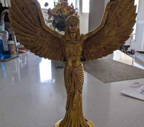 Статуя Исида Богиня латунь интерьер декор