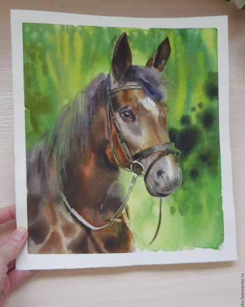 Картины с лошадьми для интерьера